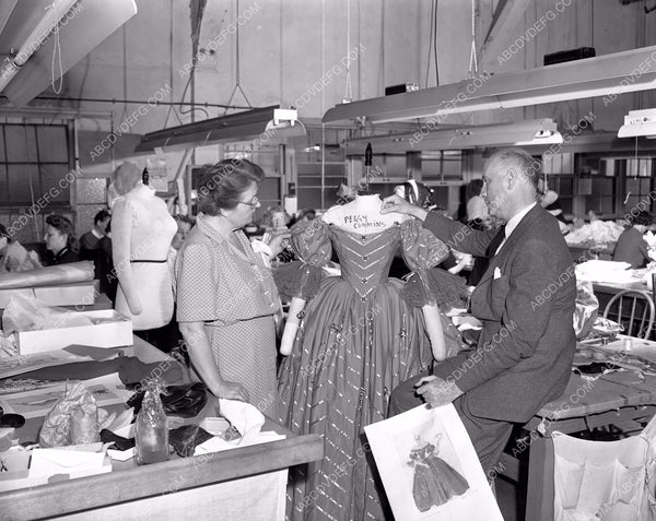 Rene Hubert designing costumes 20th Century Fox film Forever Amber 45f ...