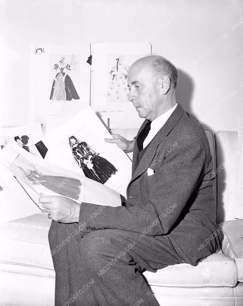 Rene Hubert designing costumes 20th Century Fox film Forever Amber 45f ...