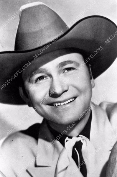 cowboy singing star Tex Ritter portrait 4b10-224 – ABCDVDVIDEO