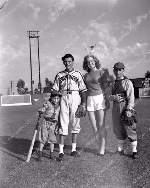 Frank Sinatra Eddie Cantor and Babe Hollywood All Star Baseball 4b10-4 ...