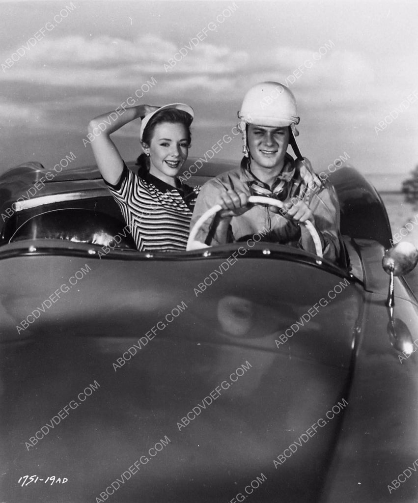 Piper Laurie Tony Curtis in cool racecar film Johnny Dark 5969-18 ...