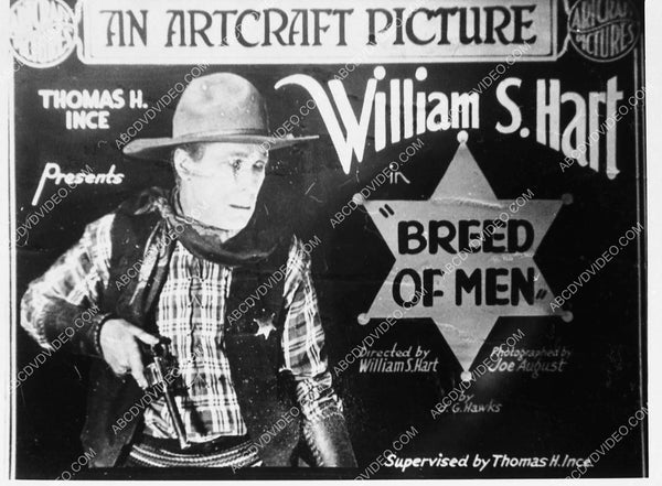 William S Hart silent film Breed of Men 6008-30 – ABCDVDVIDEO