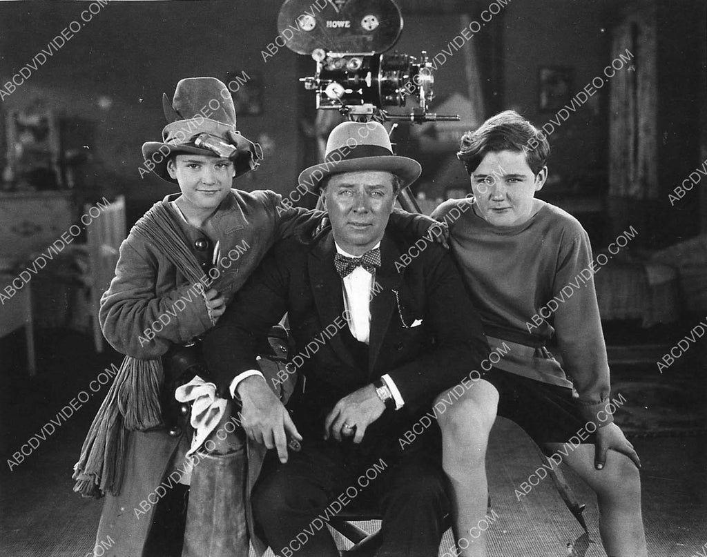 director Herbert Brenon w Philippe De Lacy Jack Murphy on set silent f ...