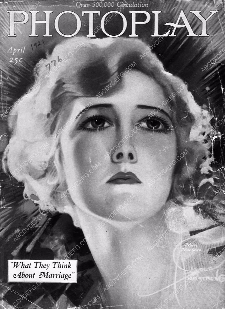 Mary MacLaren Photoplay magazine cover 6549-11 – ABCDVDVIDEO