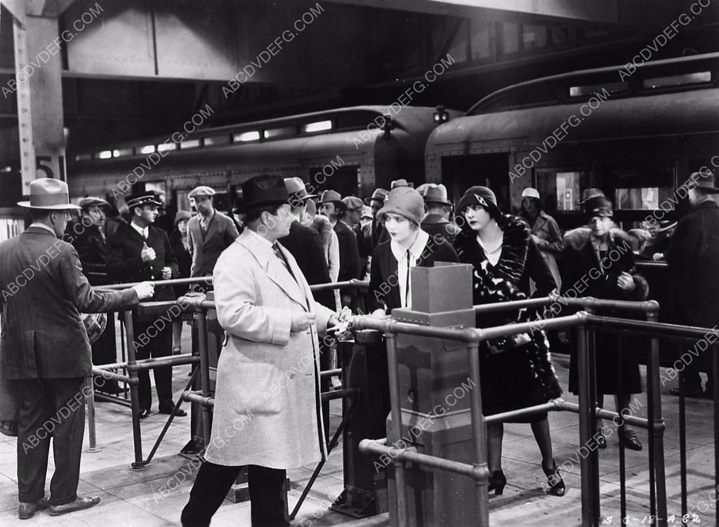 Vilma Banky Fritzi Ridgeway at the train station silent film This Is H ...