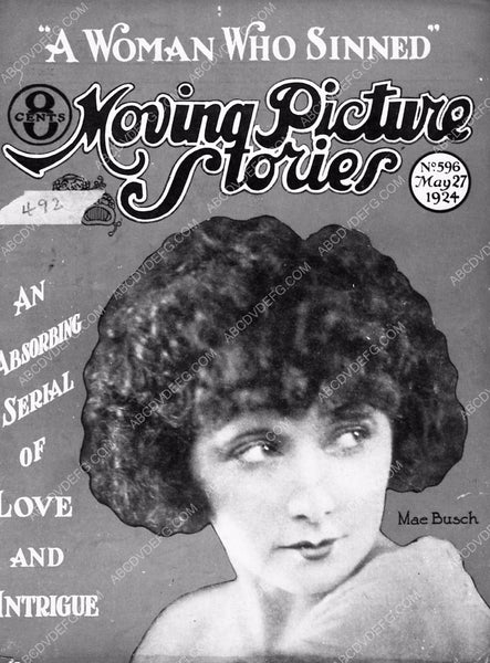 Mae Busch Moving Picture Stories magazine cover 6832-35 – ABCDVDVIDEO