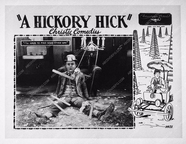 Bobby Vernon silent film comedy short A Hickory Hick 7634-29 – ABCDVDVIDEO