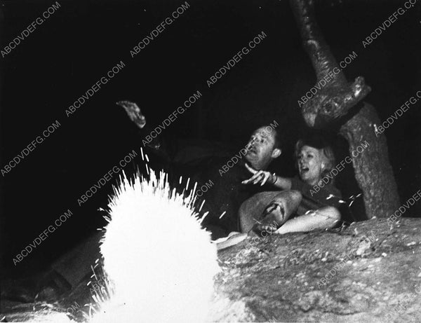 folks watching in terror film The Horror of Party Beach 7975-27 ...