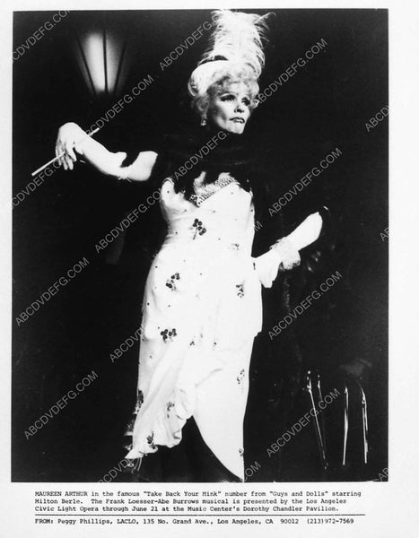 Maureen Arthur live stage play Guys and Dolls 8148-20 – ABCDVDVIDEO