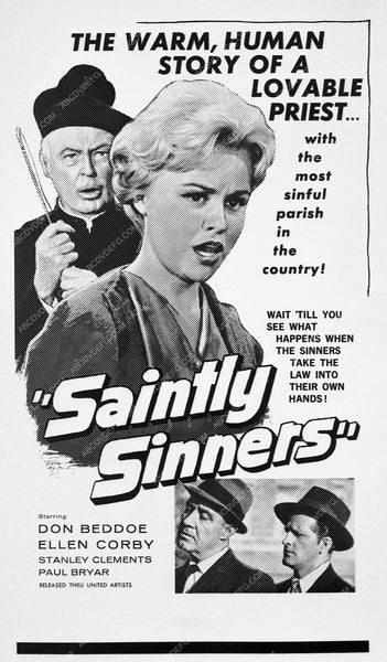 ad slick Ellen Corby Stanley Clements Saintly Sinners 8173-10 – ABCDVDVIDEO