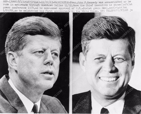 President John F Kennedy portrait 8b03-411 – ABCDVDVIDEO