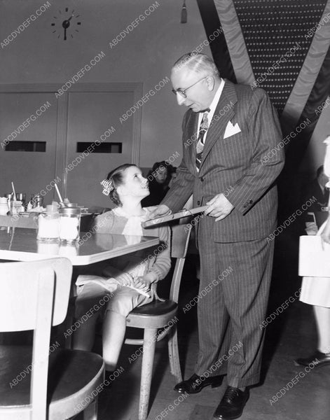 Louis B. Mayer gives Margaret O'Brien gift MGM Studios 8b03-776 ...