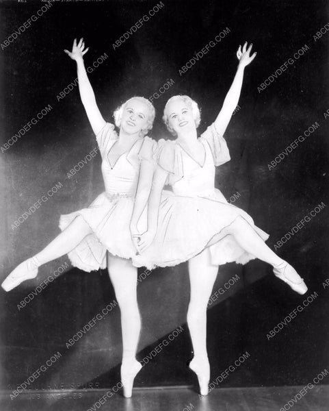 ballet Ernest Belcher Dancers twins Betty Mae & Beverly Crane 8b6-008 ...
