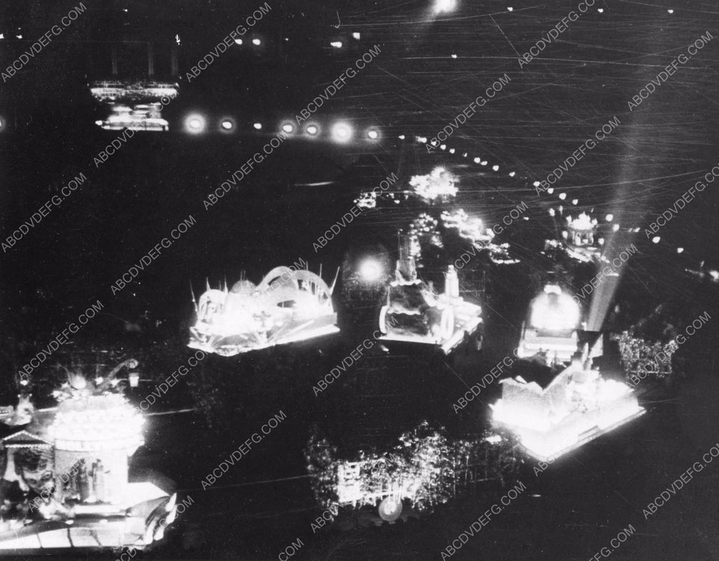 night time lit up floats for unknown parade 8b6-874 – ABCDVDVIDEO