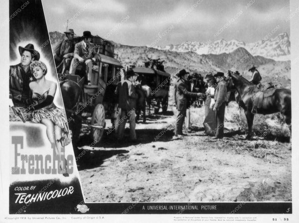 ad slick Shelley Winter Joel McCrea film Frenchie 9021-24 – ABCDVDVIDEO