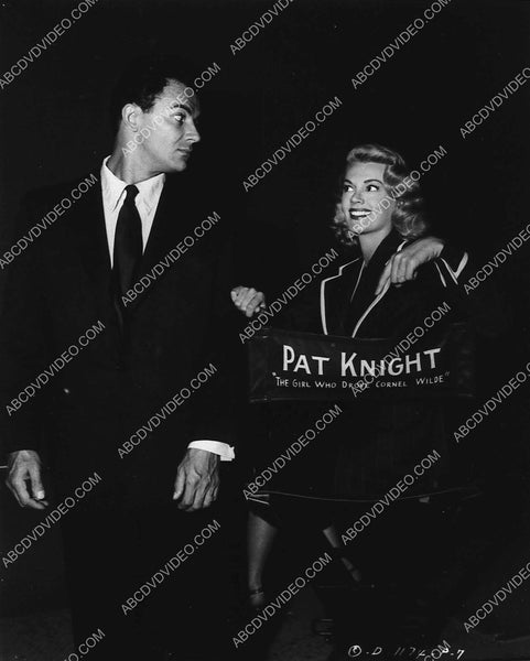 candid Cornel Wilde Patricia Knight on set film Shockproof 9943-3 ...