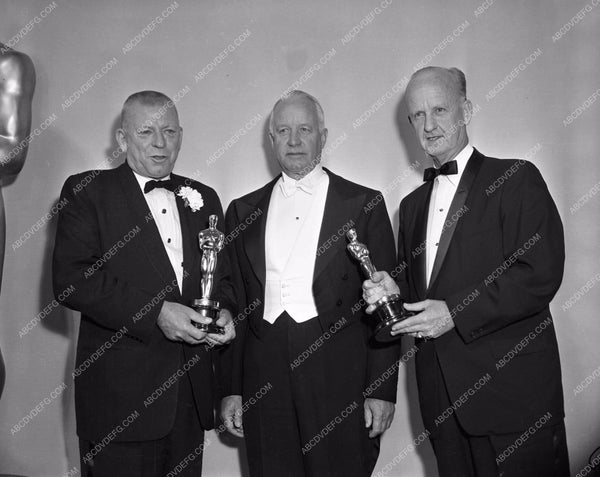 1959 Oscars technical folks and their statues Academy Awards aa1959-62 ...