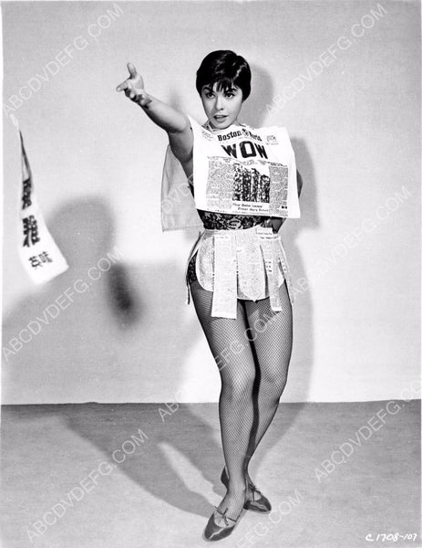 Neile Adams cute in newspaper current events skirt and top 8b20-0498 ...