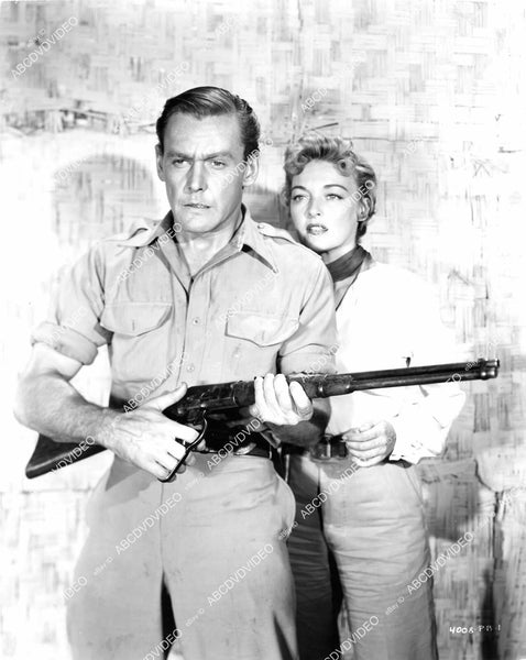 crp-10183 1955 Myron Healey, Karin Booth film African Manhunt crp-1018 ...