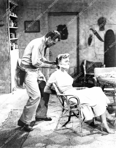 crp-10194 1955 Karin Booth, Ross Elliott film African Manhunt crp-1019 ...