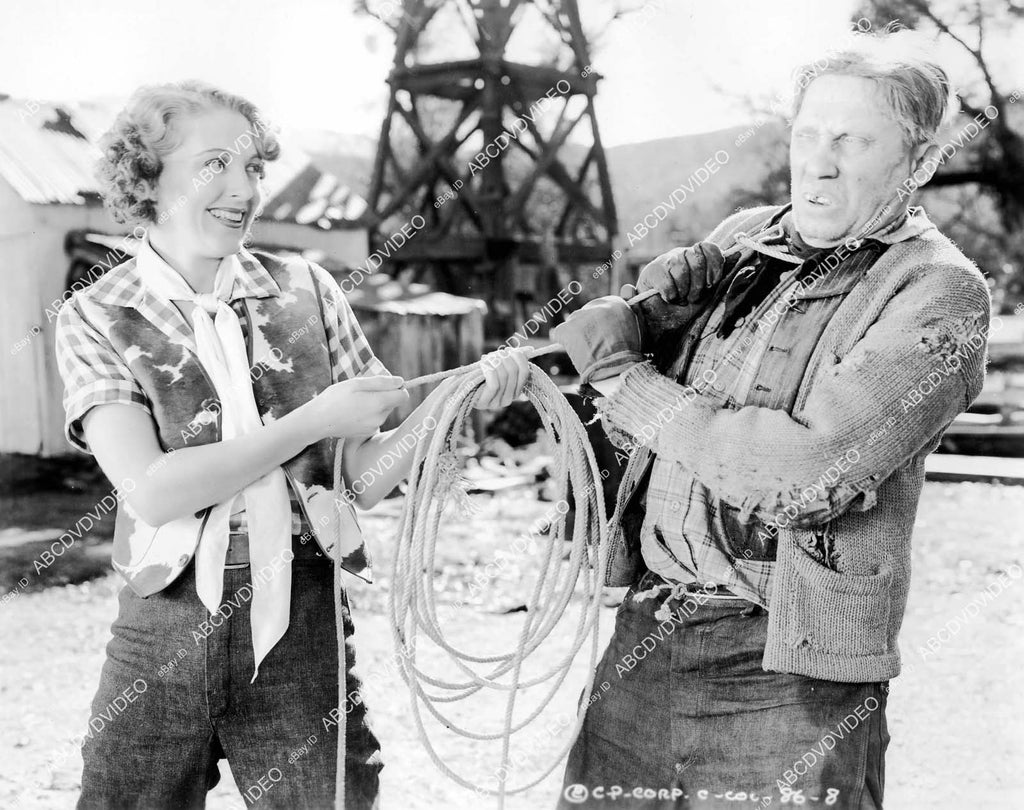 crp-10214 1937 Peggy Stratford, Victor Potel film Two Gun Law crp-1021 ...