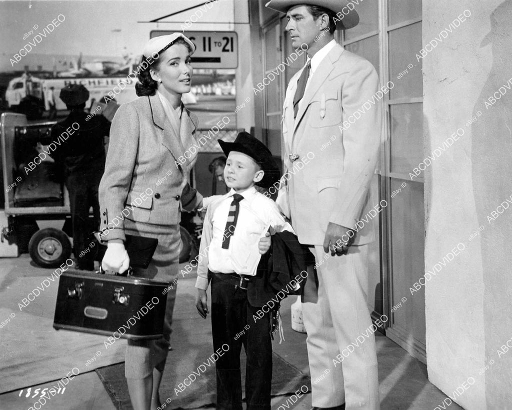 crp-10416 1957 Jock Mahoney, Julie Adams, Tim Hovey film Slim Carter c ...