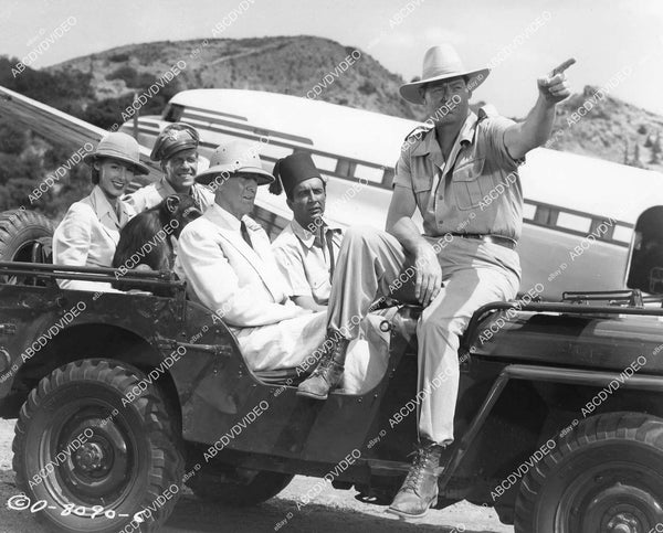 crp-10671 1952 Johnny Weissmuller, Jean Byron in pith helmet & cast Ju ...