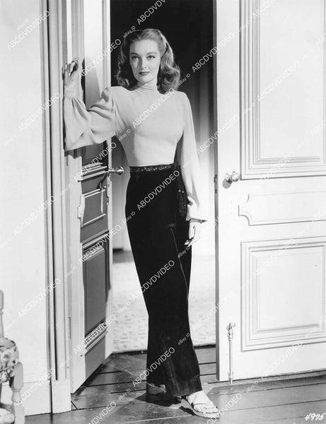 crp-10694 1947 beautiful Karin Booth fashion portrait film The Unfinis ...