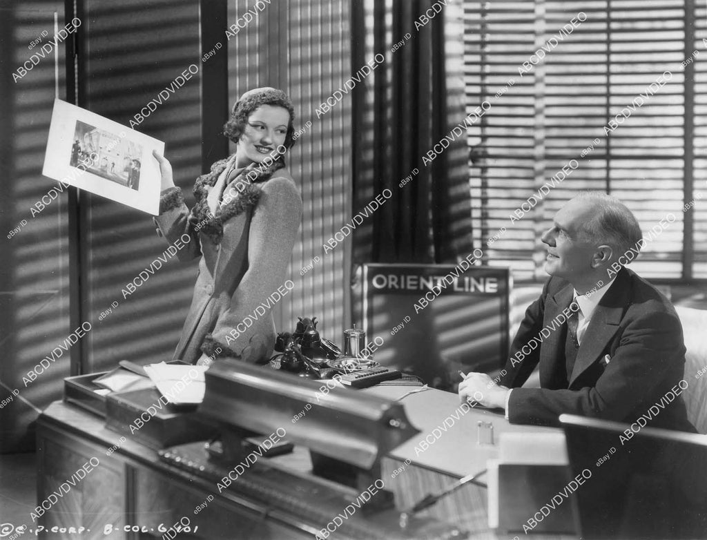 crp-11035 1935 Peggy Conklin, Wyrley Birch film One Way Ticket crp-110 ...