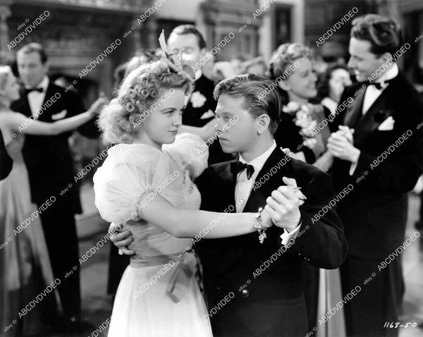 crp-11281 1941 Mickey Rooney, Vondell Darr at the dance film Men of Bo ...