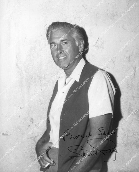 crp-12176 1960 Stewart granger candid on set North to Alaska w genuine ...