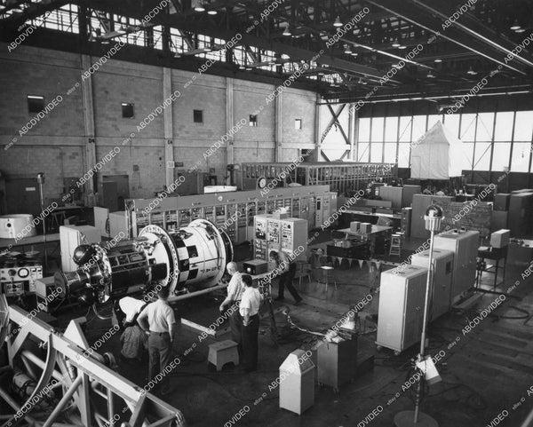 crp-12333 1950's USAF test AGENA Lockheed engine plus booster for ball ...