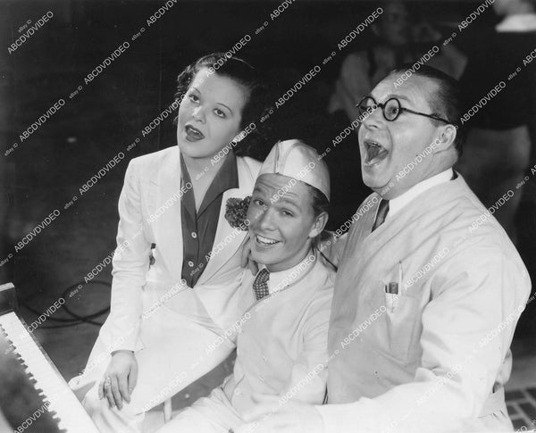 crp-12624 1938 candid Dixie Dunbar, Kenneth Howell, Jed Prouty singing ...