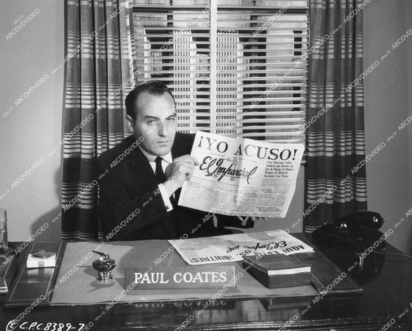 crp-13554 1957 Paul Coates narrates film The Tijuana Story crp-13554 ...