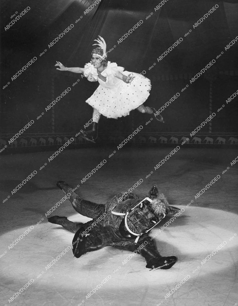 crp-13681 1939 ice skater Heine Brock comedy routine film Ice Follies ...