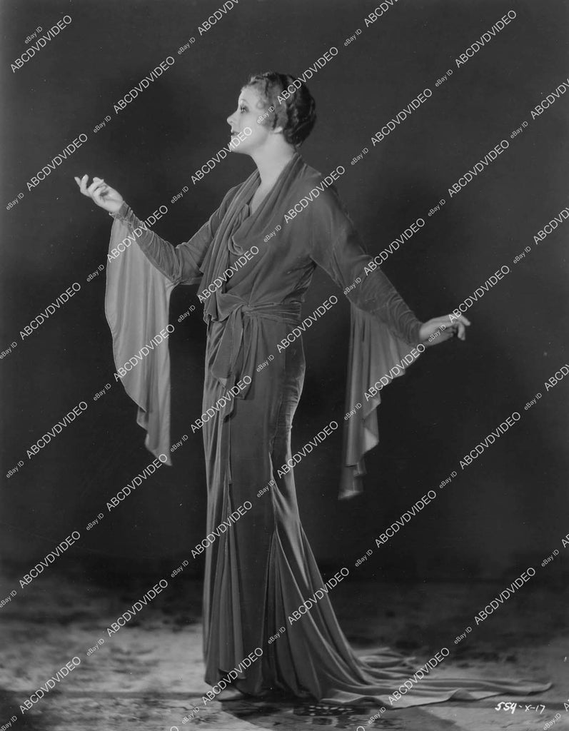crp-14008 1931 Irene Rich in elegant dress wardrobe costume portrait f ...