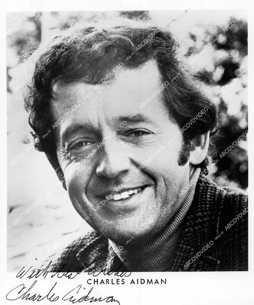 crp-16353 1970's Charles Aidman portrait w genuine autograph crp-16353 ...
