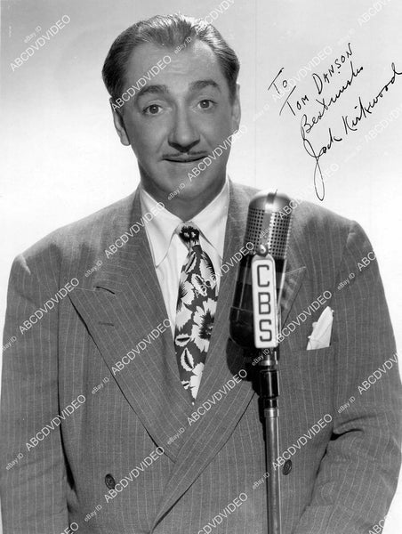 crp-16373 1940's Jack Kirkwood portrait w genuine autograph radio The ...