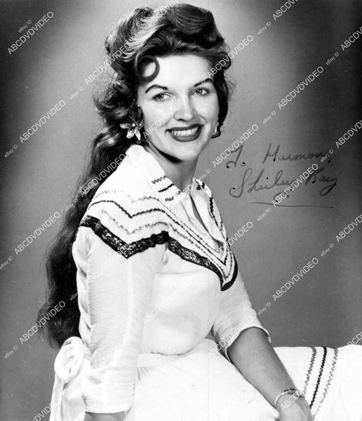 crp-16413 1950's music singer maybe Shirley Ray portrait w genuine aut ...