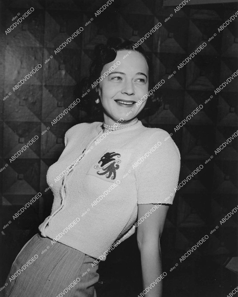 crp-01938 1951 songstress Evelyn Lynne KECA-TV's Jack Gregson Show crp ...