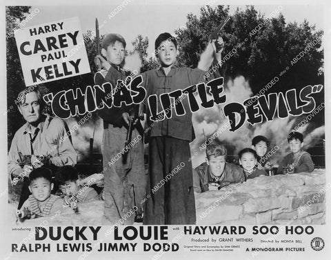 crp-02751 1945 Harry Carey, Ducky Louie, Hayward Soo Soo film China's ...