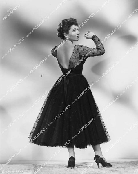crp-03546 1957 beautiful Valerie French, Jean Louis fashion portrait f ...