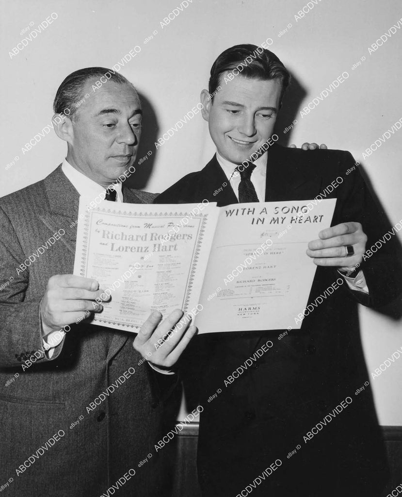 crp-03685 1948 music Richard Rodgers & Tom Drake behind the scenes fil ...
