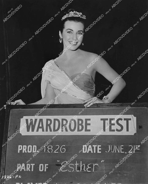 crp-03770 1957 photo beautiful Marianne Cook wardrobe slate film Four ...