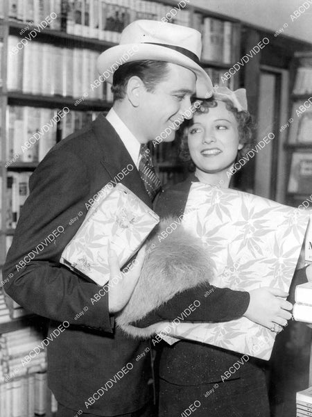 crp-03773 1934 candid Donald Cook & Sheila Bromley Mannors at some boo ...