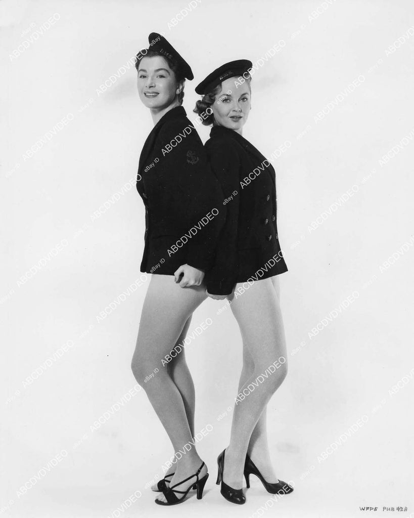 crp-03800 1955 Maureen Connell & Maria Hanson in shirts and high heels ...