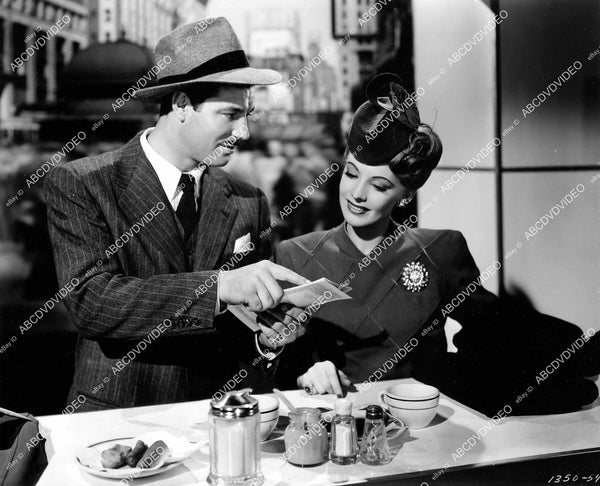 crp-05265 1945 James Craig & Signe Hasso at the diner counter film Dan ...