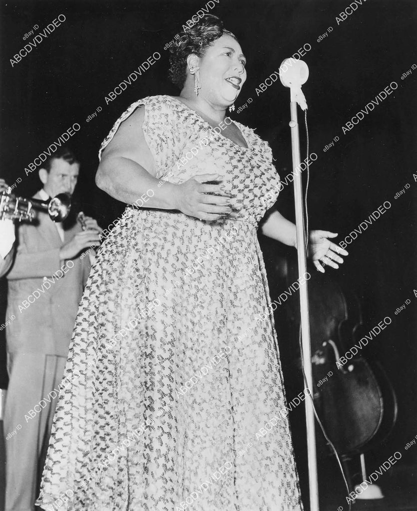 crp-05397 1940's music jazz singer Velma Middleton w the Louis Armstro ...