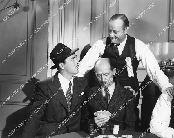crp-05876 1941 John Howard, Walter Soderling poker game film Three Gir ...