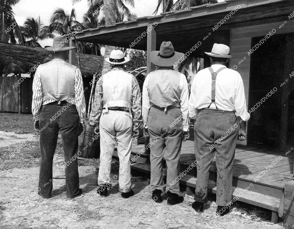 crp-09198 1951 the bad guys from behind film The Barefoot Mailman crp ...